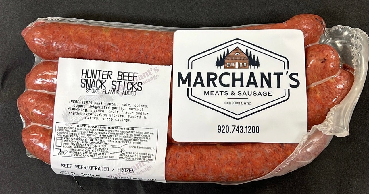 Hunter Beef Snack Sticks | Marchant's Meats & Sausage